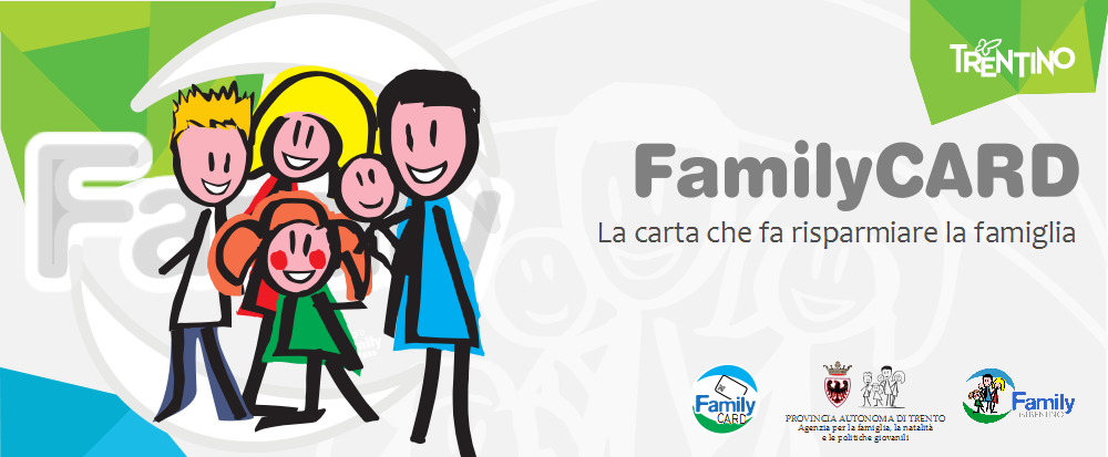 La “Family Card” del Trentino - Il Trentino dei Bambini