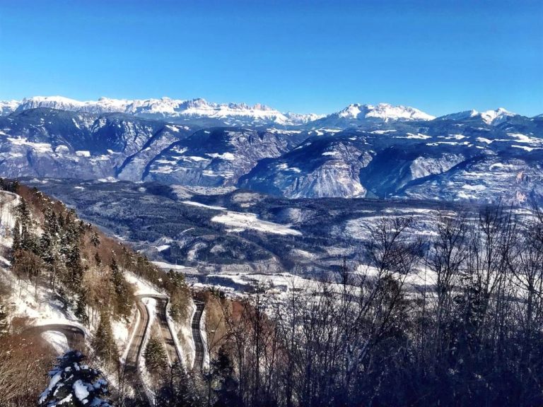 Al Passo della Mendola sulla neve - Il Trentino dei Bambini
