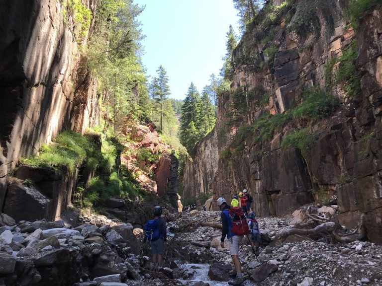 La gola del Geoparc Bletterbach | Il Trentino dei Bambini