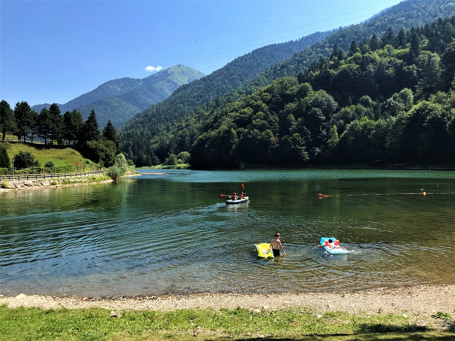 Divertirsi al Lago di Roncone - Il Trentino dei Bambini