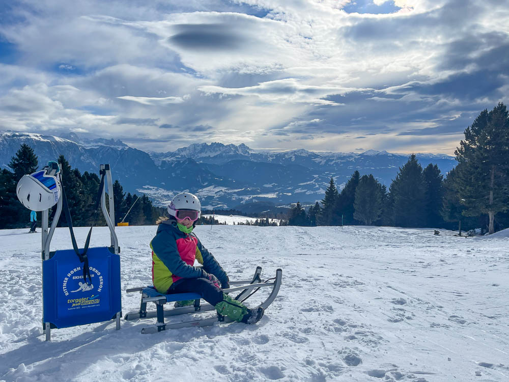 Pista da slittino sul Renon - Il Trentino dei Bambini