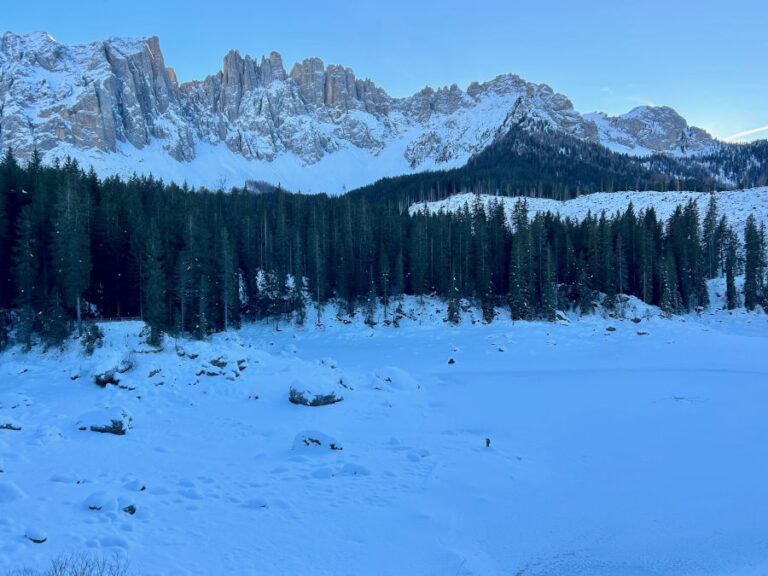 Il Lago di Carezza d’inverno - Il Trentino dei Bambini