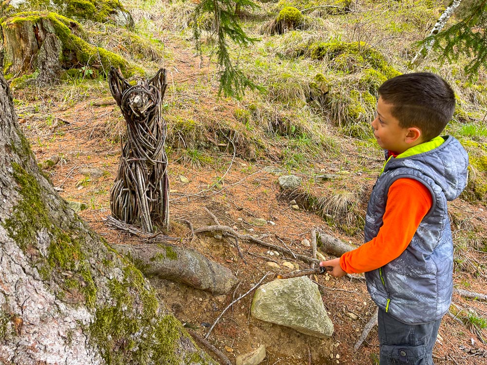 Splendide cascate Valorz a Rabbi - Il Trentino dei Bambini