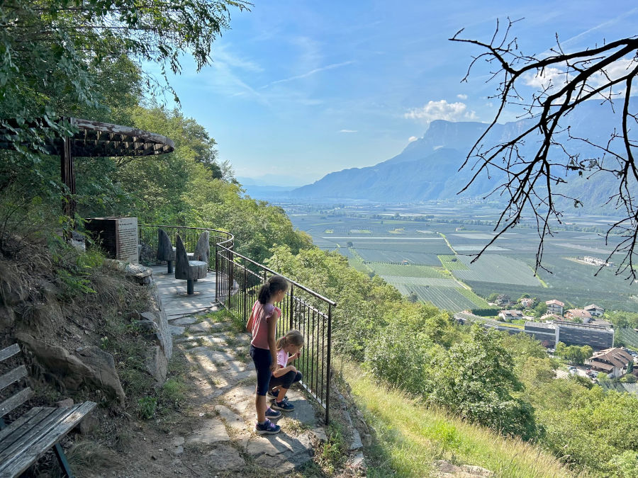 Sentiero panoramico a Gargazzone - Il Trentino dei Bambini